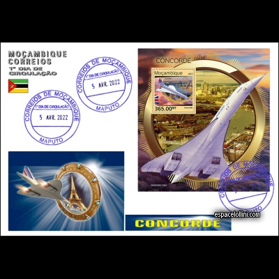 concorde MOZ 77/78 F MOZAMBIQUE stamp | EspaceLollini.